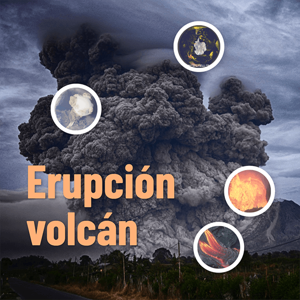 Erupción volcán | Plantillas de Genially